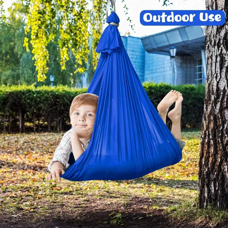 Therapy Sensory Swing Hanging Egg Nylon Chair Autism Needs – HOD ...